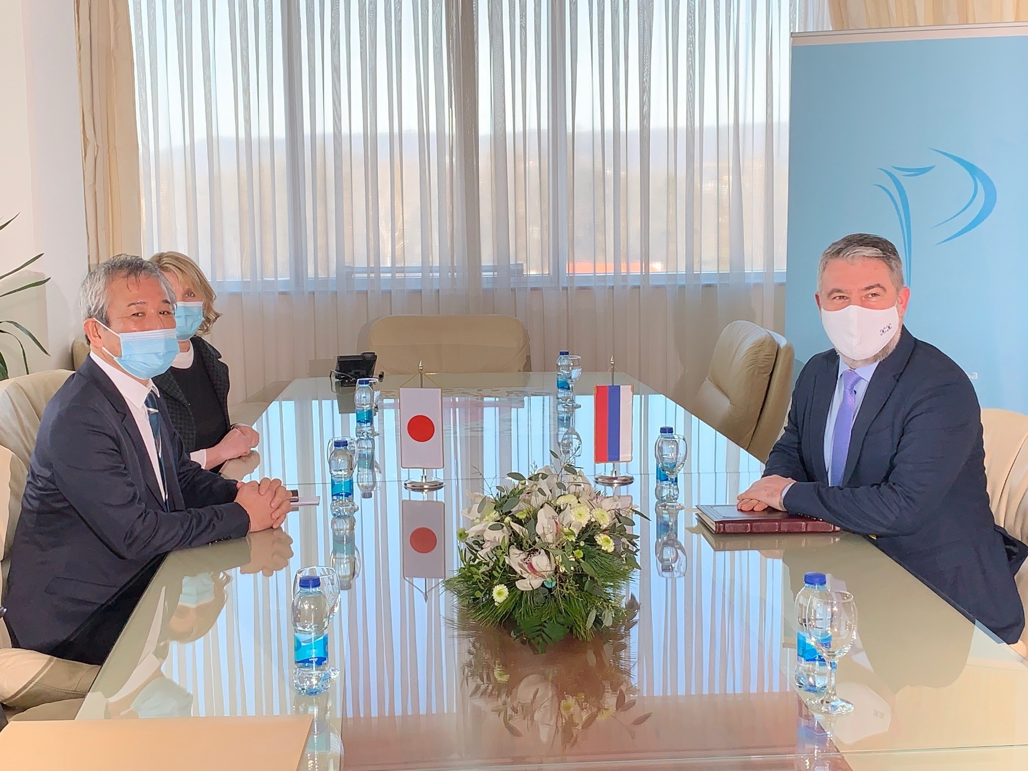 Ambasador Ito u nastupnoj posjeti g-dinu Šeraniću, ministru zdravlja i socijalne zaštite ...